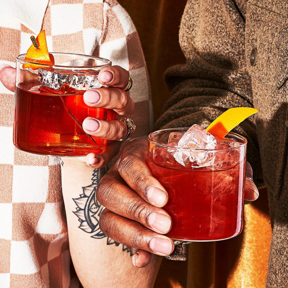 Story Double Rocks Glasses Set Of 2 Cocktail Emporium