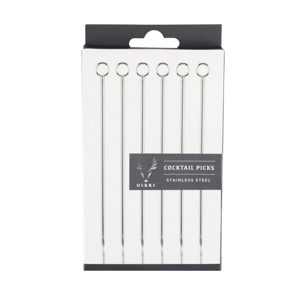Steel Cocktail Pins (set of 6) | Cocktail Emporium