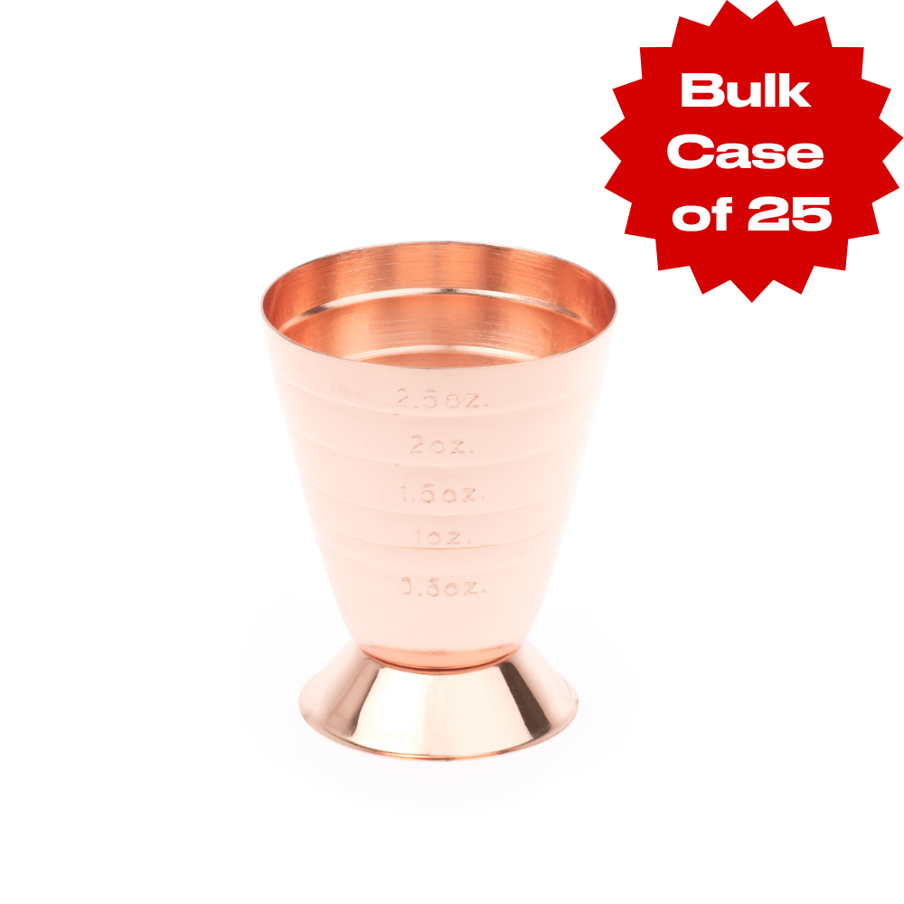 Bulk Copper Multi-Level Jigger (Case of 25) | Cocktail Emporium