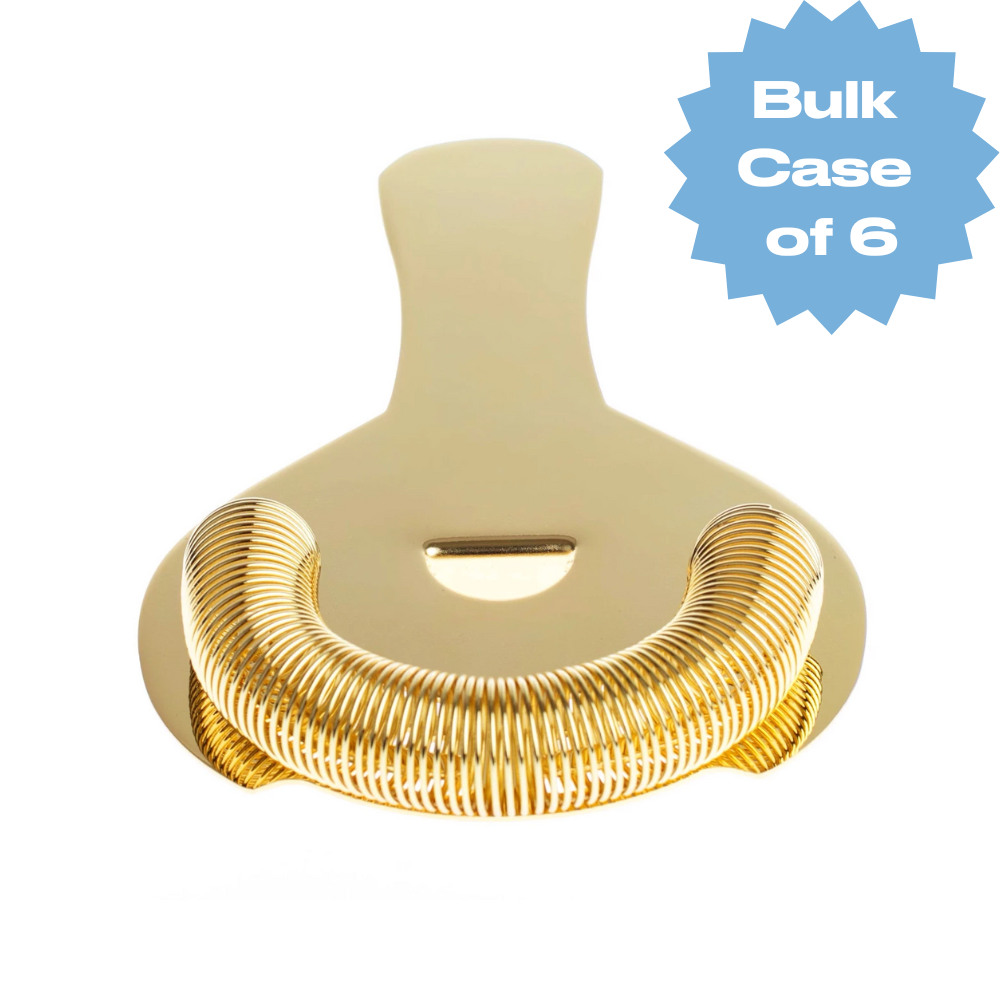 Bulk Gold Hawthorne Strainer (Case of 6) | Cocktail Emporium