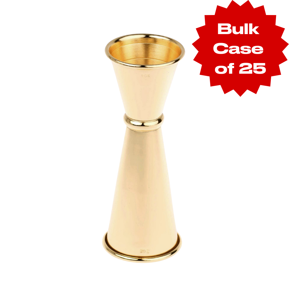 Bulk Gold Tokyo Jigger (Case of 25) | Cocktail Emporium