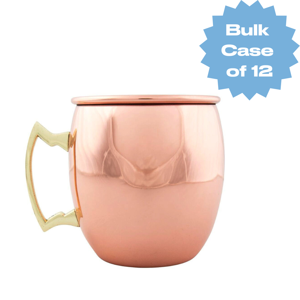 Bulk Smooth Moscow Mule Mug (Case of 12) | Cocktail Emporium