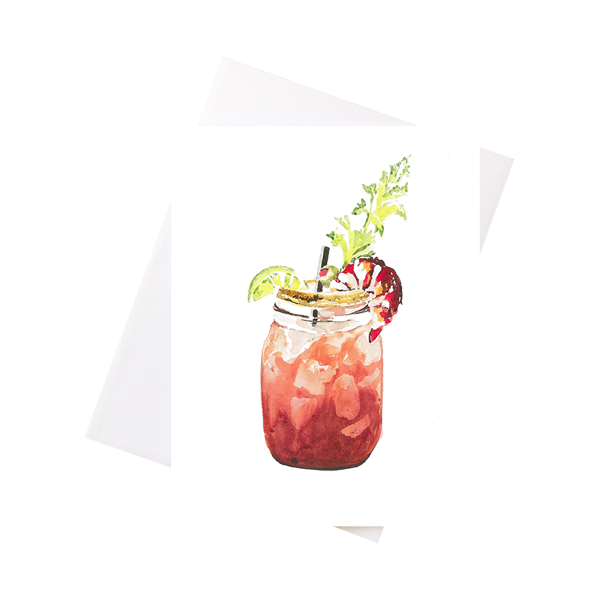 Caesar Greeting Card | Cocktail Emporium