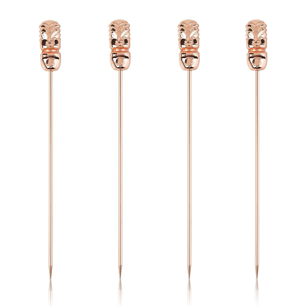 Copper Tiki Cocktail Pins (set of 4) | Cocktail Emporium