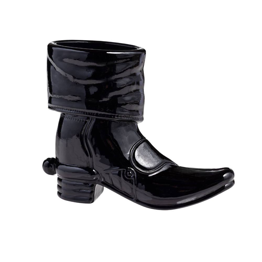 Cowboy Boot Shot Glass (Black) | Cocktail Emporium