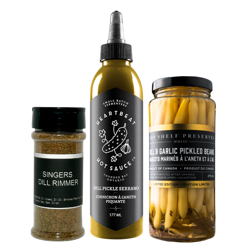 Dill Pickle Lovers Caesar Trio | Cocktail Emporium