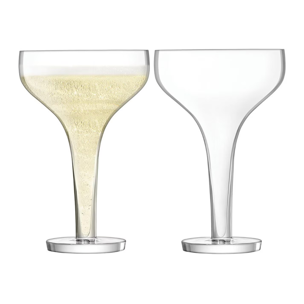 LSA Epoque Champagne Saucers (set of 2) | Cocktail Emporium