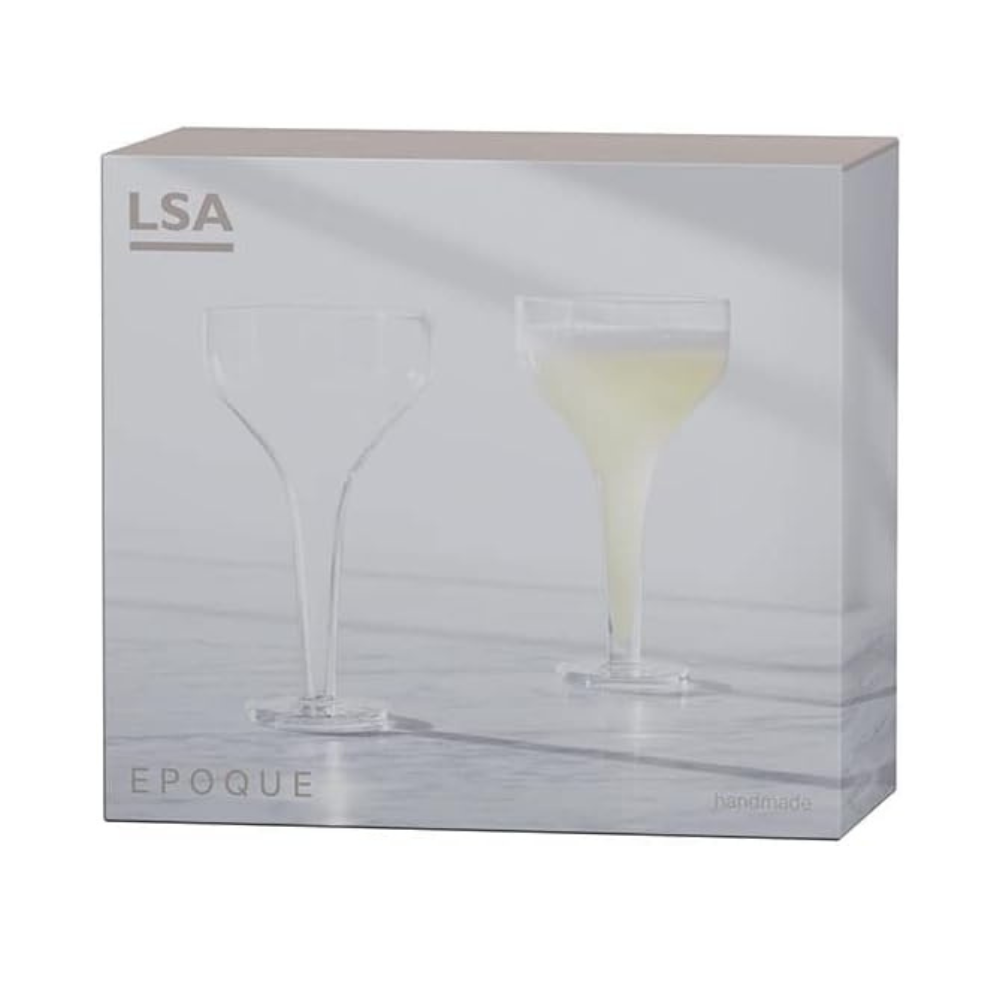 LSA Epoque Champagne Saucers (set of 2) | Cocktail Emporium