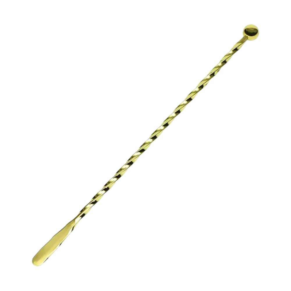 Gold Twisted Stir Stick | Cocktail Emporium