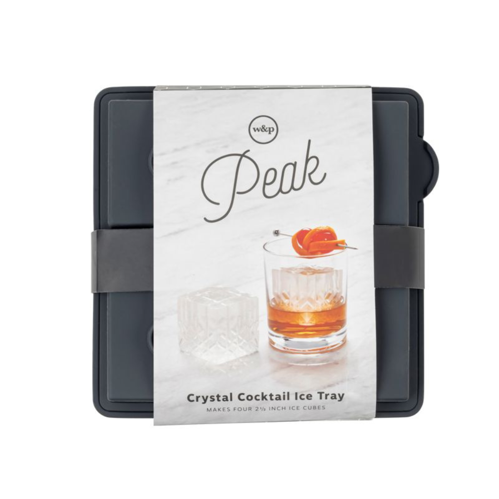 Peak Crystal Etched Ice Cube Tray | Cocktail Emporium