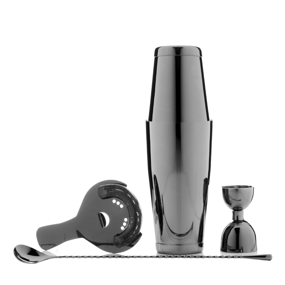 Premium Gunmetal Bar Set | Cocktail Emporium