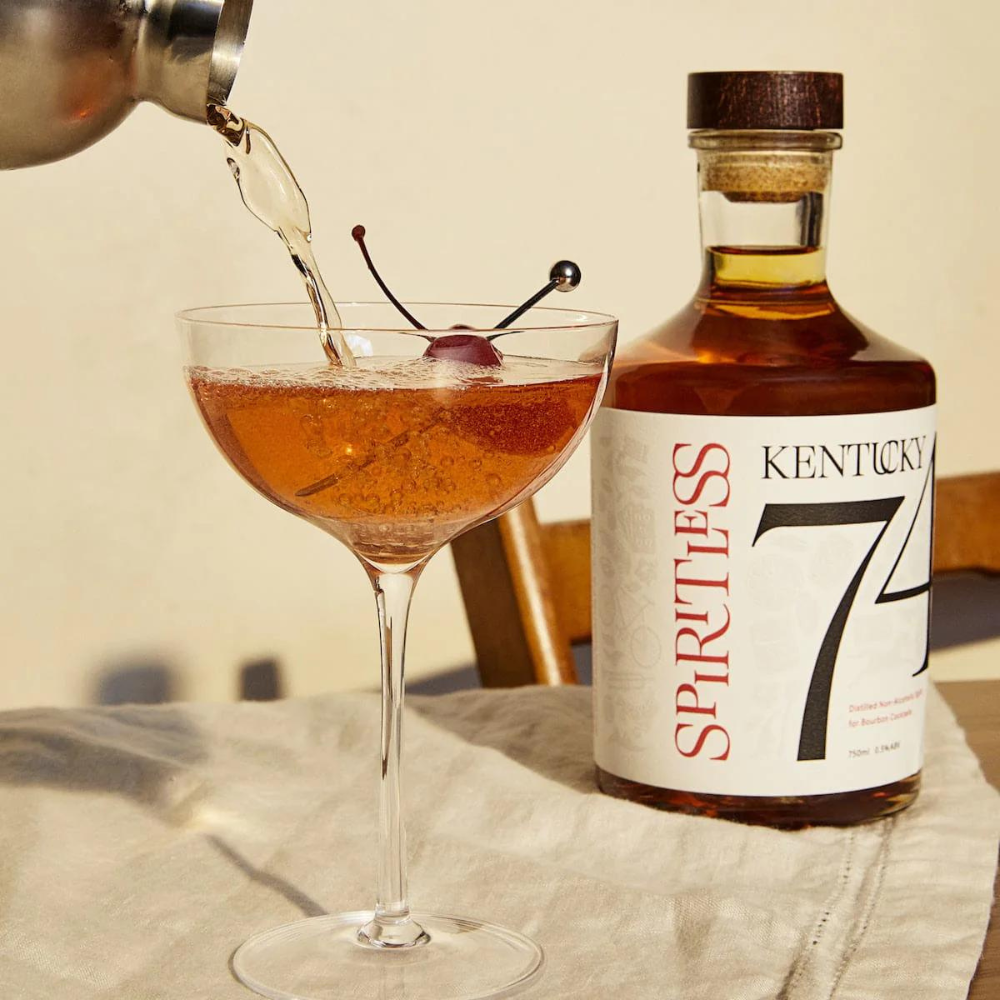 Spiritless Kentucky 74 Distilled Non-Alcoholic Bourbon | Cocktail Emporium