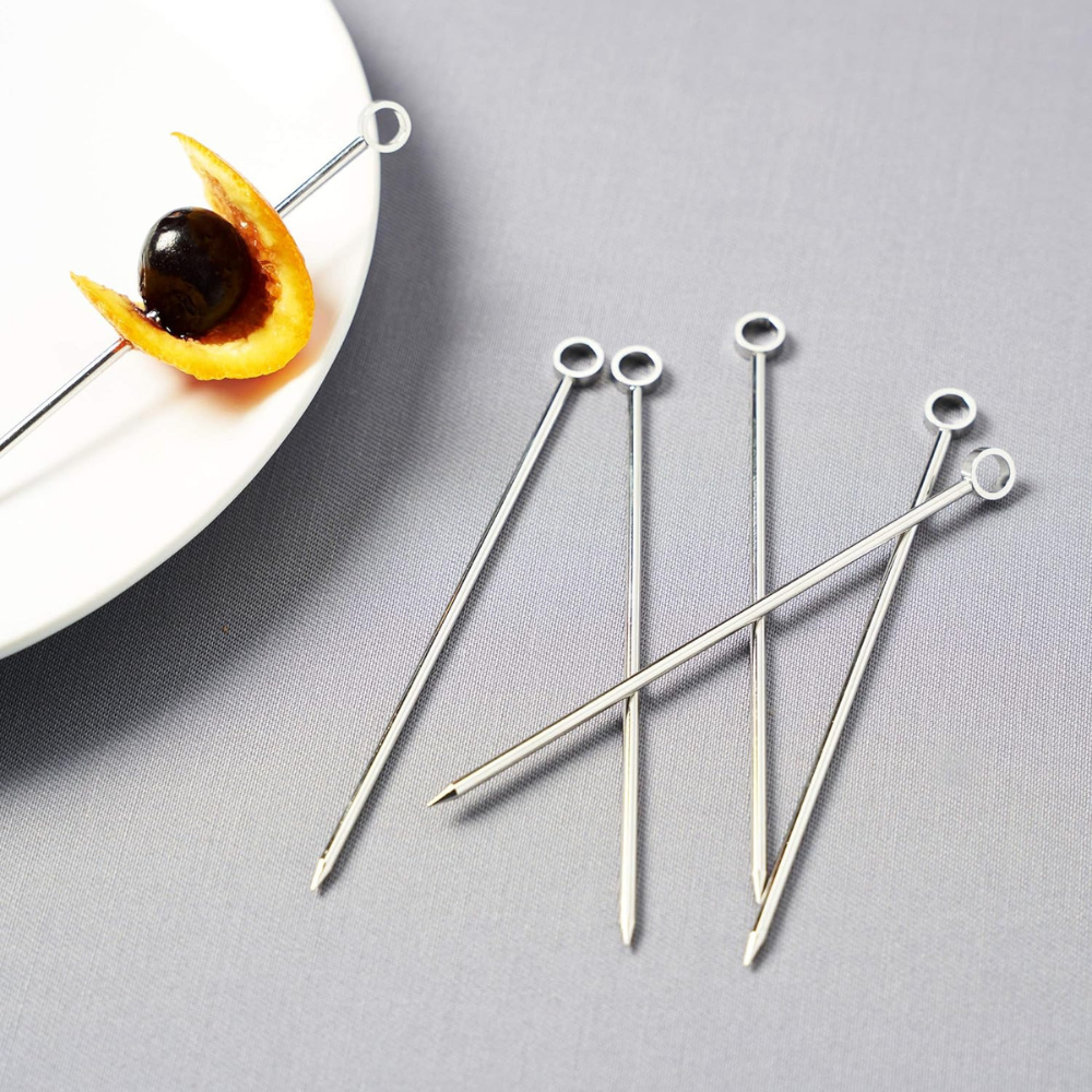 Steel Cocktail Pins (set of 6) | Cocktail Emporium