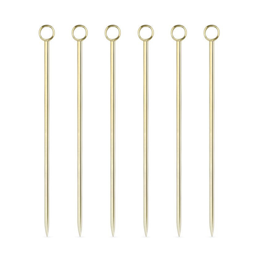 Gold Cocktail Pins (set of 6) | Cocktail Emporium