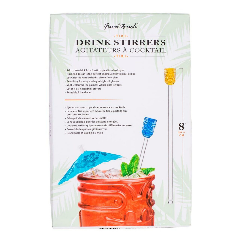 Tiki Stir Sticks (set of 4) | Cocktail Emporium