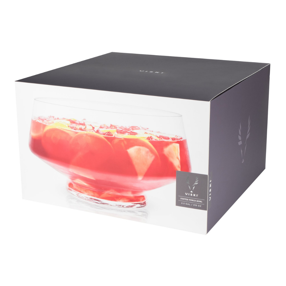 Viski Footed Punch Bowl | Cocktail Emporium