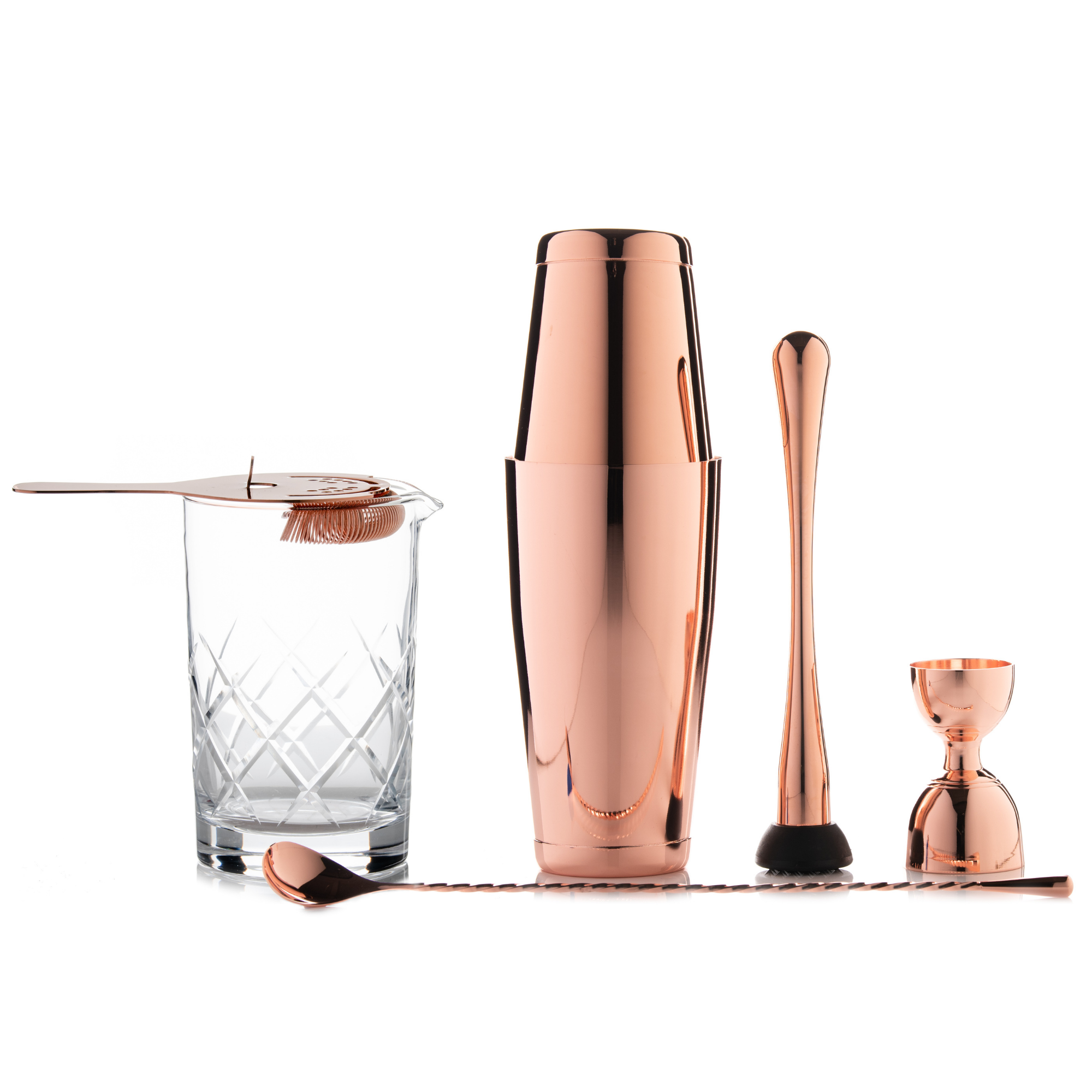 Deluxe Copper Bar Tools Set | Cocktail Emporium