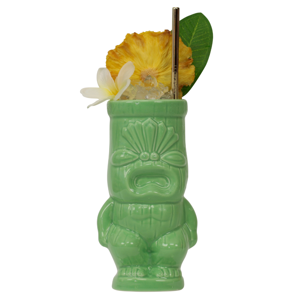 Green Cheeky Tiki Mug | Cocktail Emporium