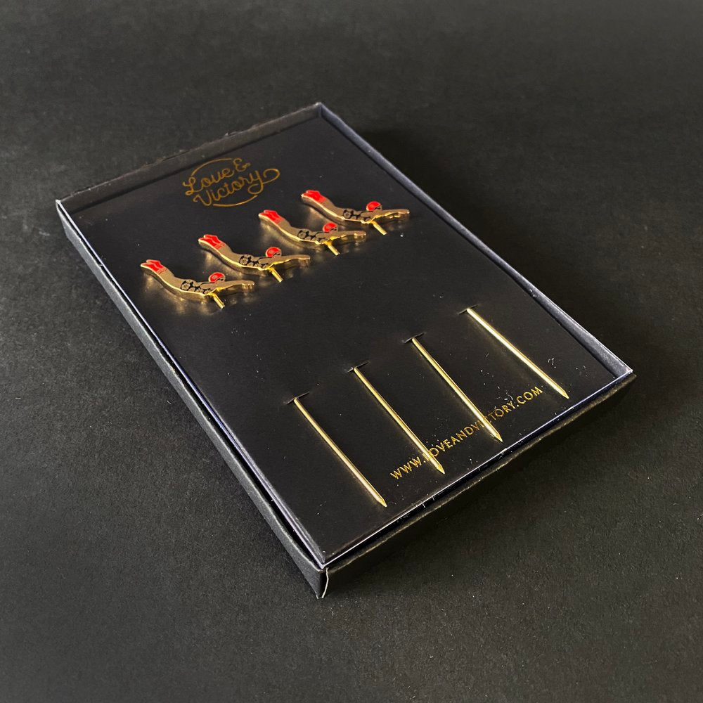 Diver Cocktail Pins (set of 4) | Cocktail Emporium