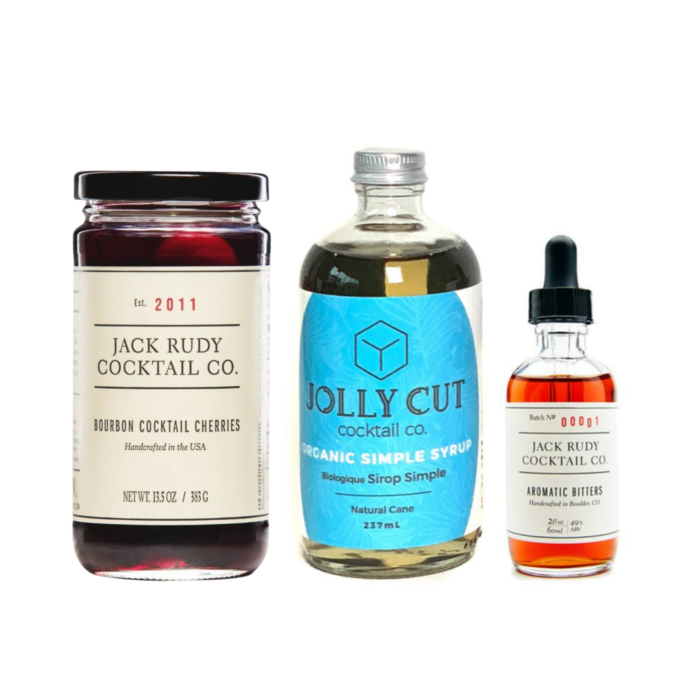 Jack Rudy Old Fashioned Trio | Cocktail Emporium