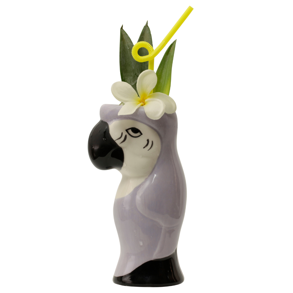 Purple Parrot Tiki Mug | Cocktail Emporium