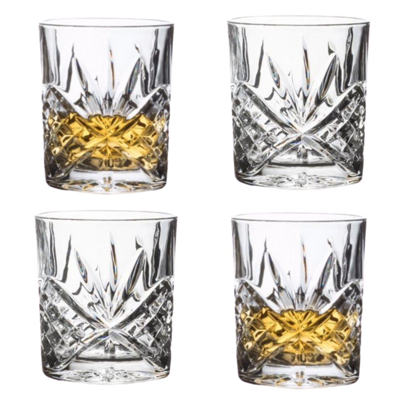 Ashford Double Old Fashioned Glasses (set of 4) | Cocktail Emporium