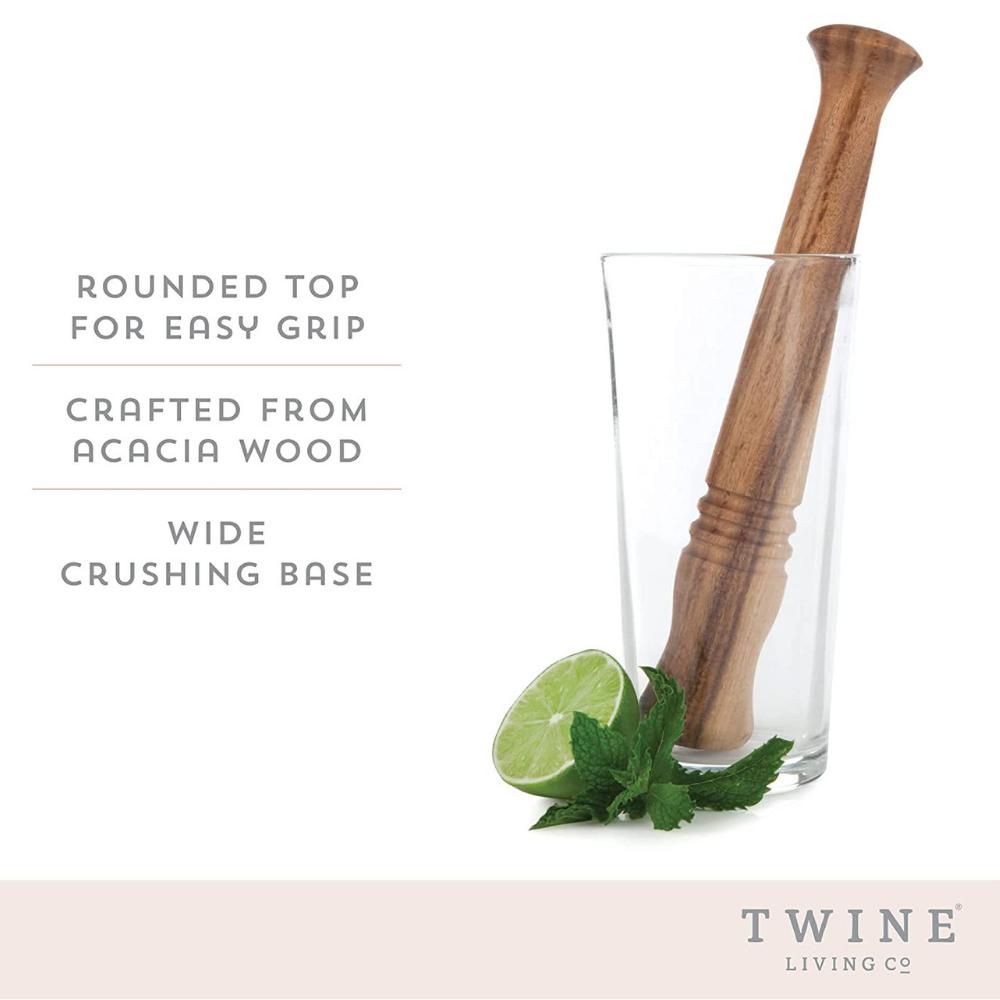 Rustic Wooden Muddler | Cocktail Emporium
