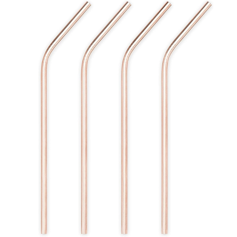 Angled Copper Straws | Cocktail Emporium