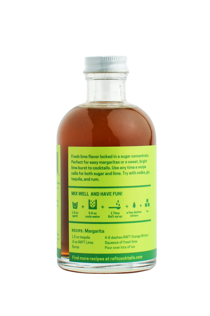 Raft Lime Syrup | Cocktail Emporium