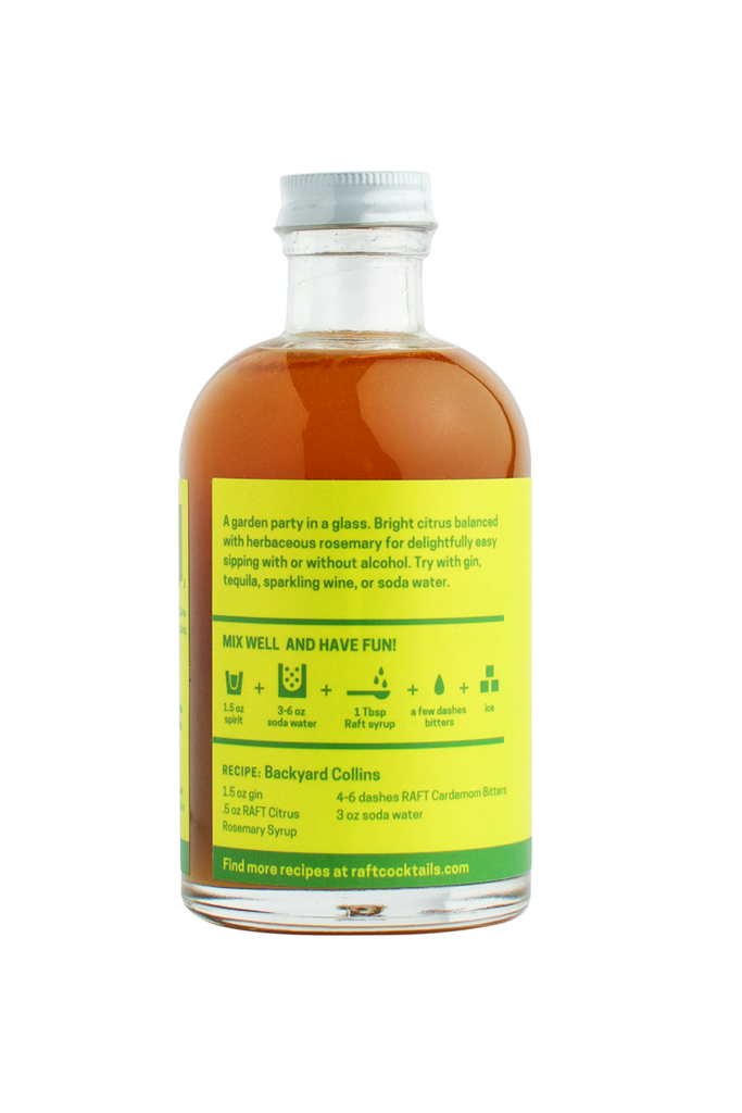 Raft Citrus Rosemary Syrup | Cocktail Emporium