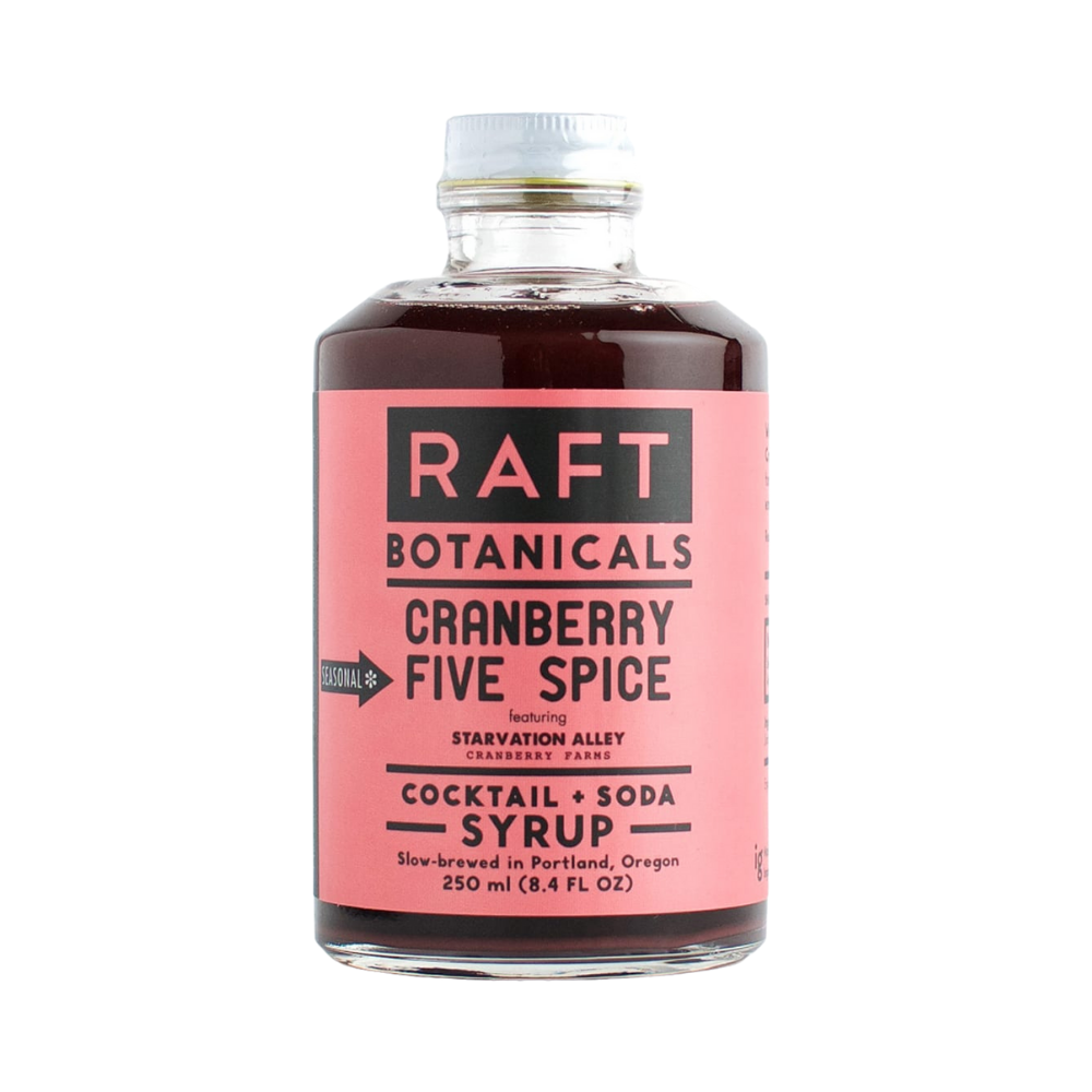 Raft Cranberry 5 Spice Syrup (Limited Seasonal Run) | Cocktail Emporium