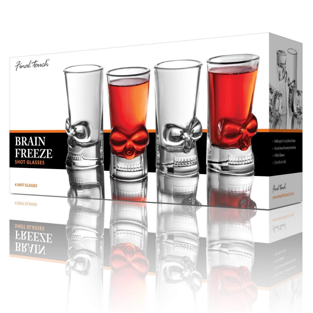 Tall Skull Shot Glass | Cocktail Emporium